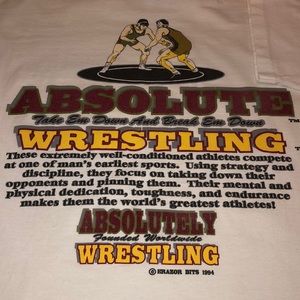 Wild Oats | Shirts | Vintage 994 Absolute Wrestling Tshirt Size Xl ...